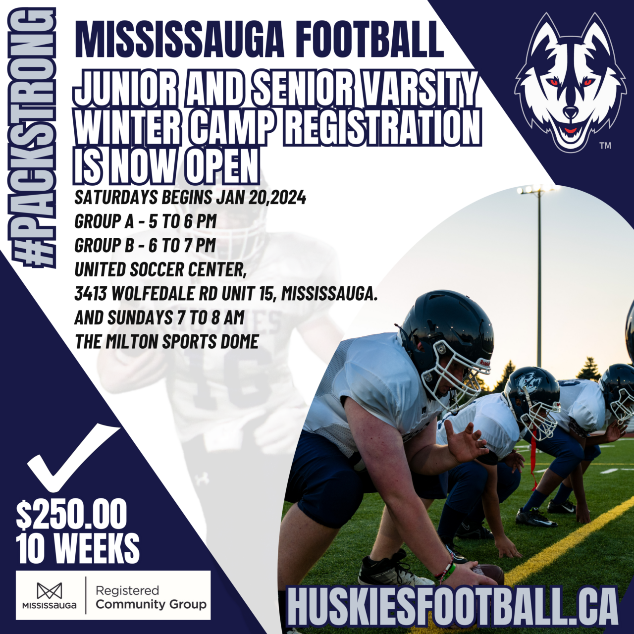 Mississauga Minor Football | Home of the Mississauga Huskies